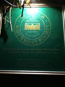 The Vaults in Leith, the SMWS, booze and dinner | Malt Fascination