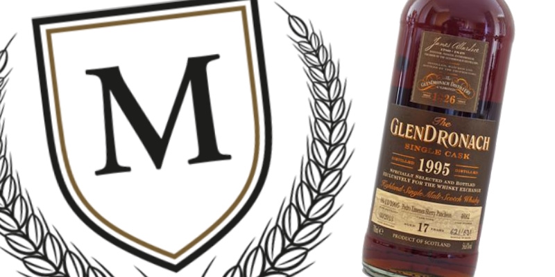 GlenDronach 17, 1995-2013, PX Sherry Puncheon, 56.6% – OB for The ...